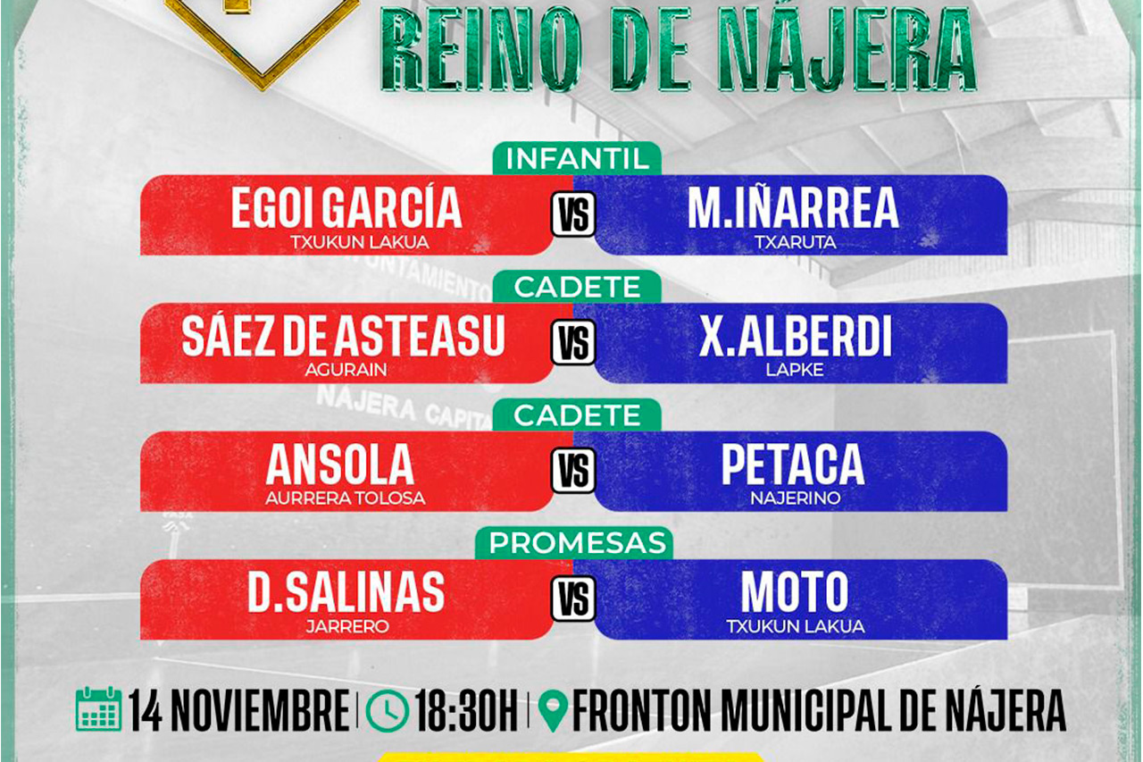 Cartelera V Torneo Reino de Nájera > 1 noviembre | 21iguales